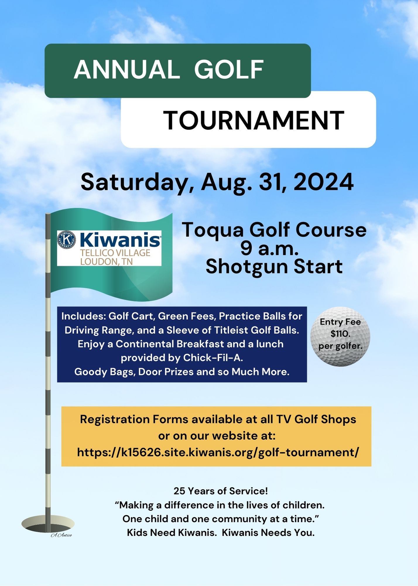 Kiwanis - Annual Golf Tournament